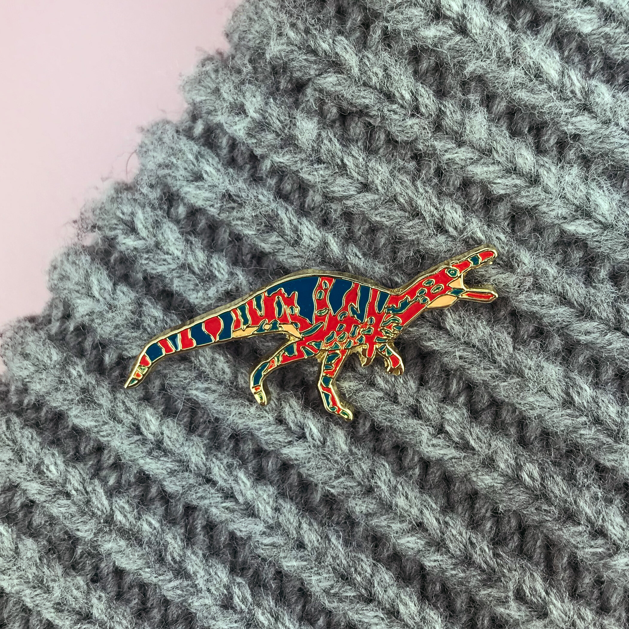 James Barker — Dinosaur Enamel Pins