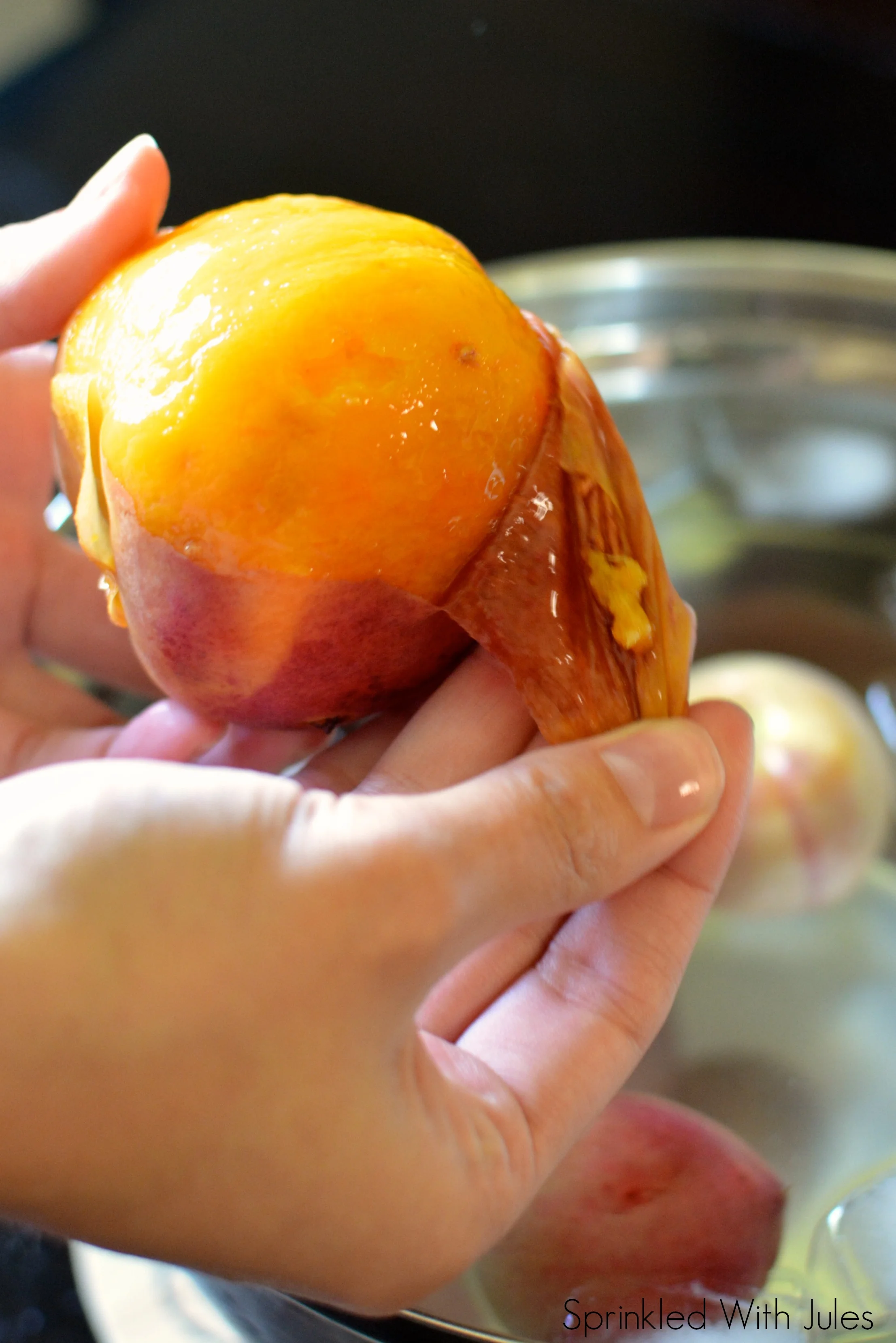How to Blanch Peaches — Sprinkled With Jules
