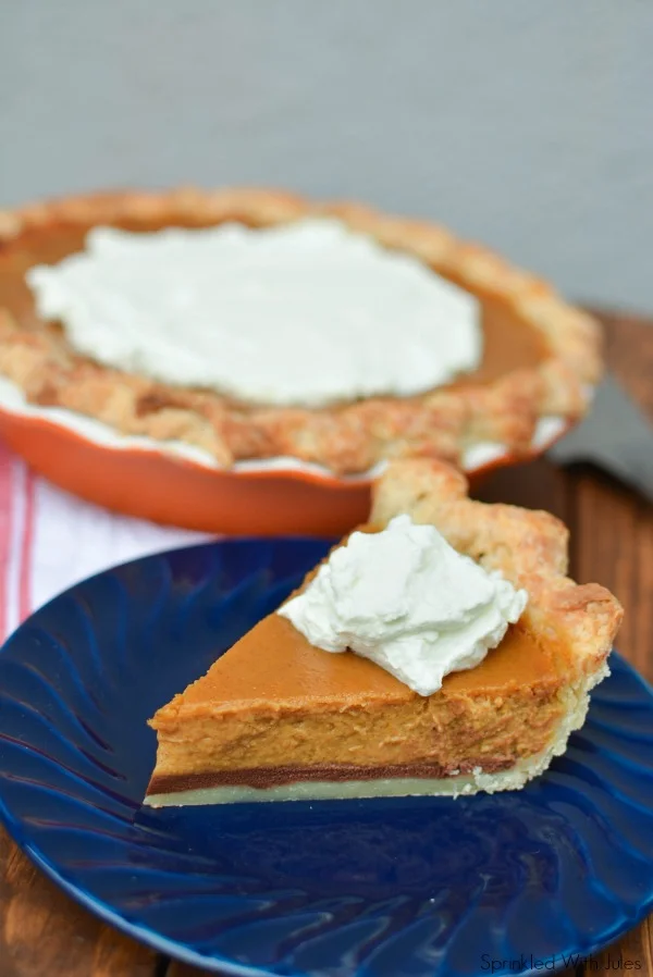 Black Bottom Pumpkin Pie — Sprinkled With Jules