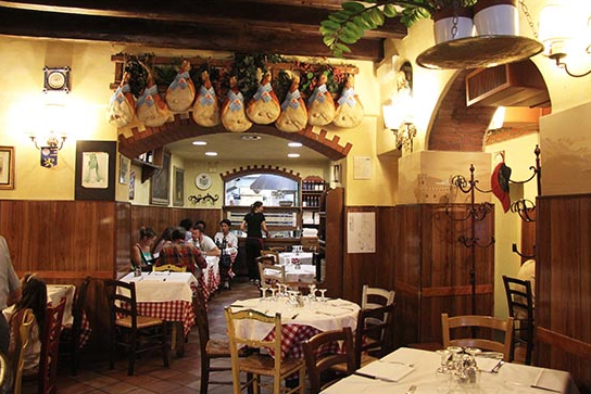 Trattoria Marione — the flying flour.