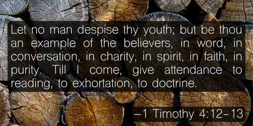 1 Timothy 4:12-13 — Berea Project