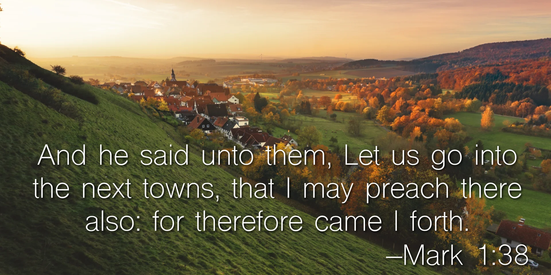 Mark 1:38 — Berea Project