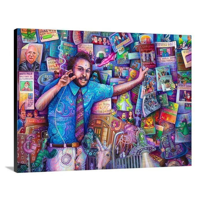 Conspiracy Theory Painting — John Speaker Art