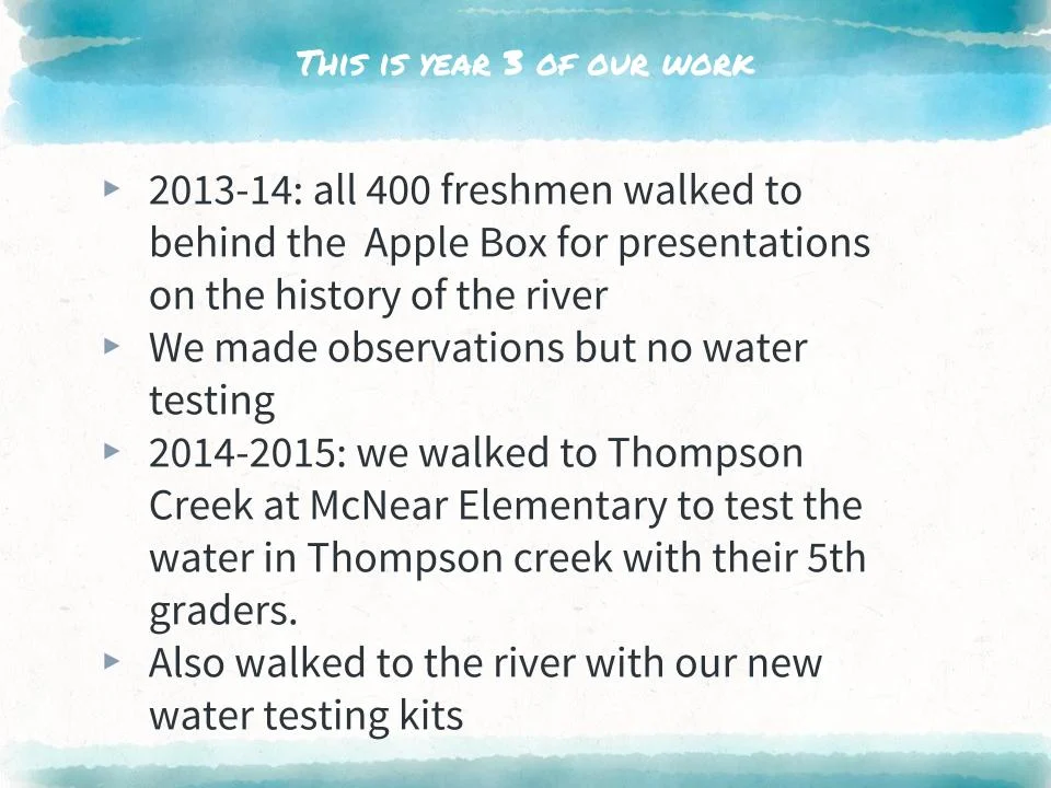 California River System — Watershed Classroom