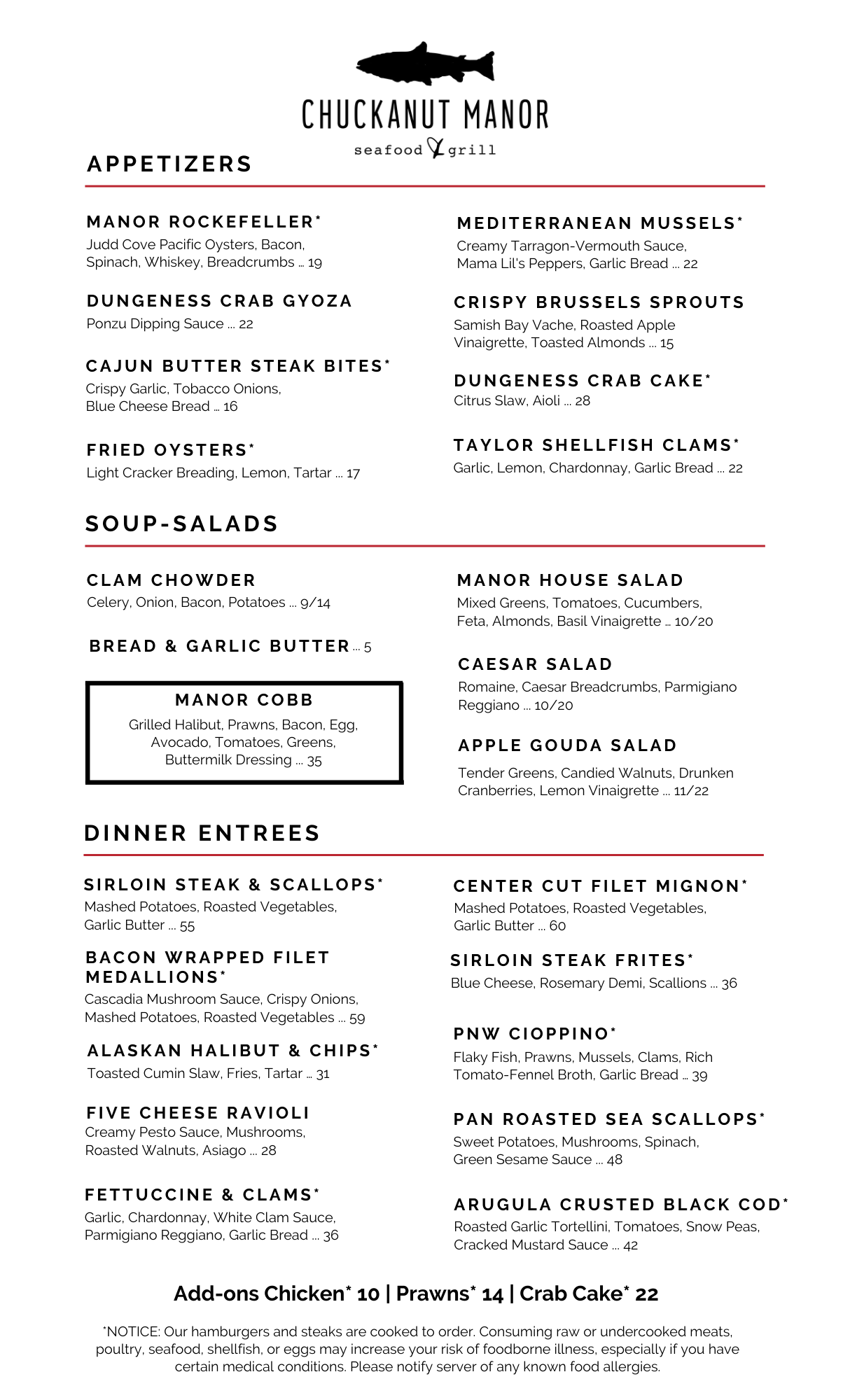 Chuckanut Manor Seafood & Grill