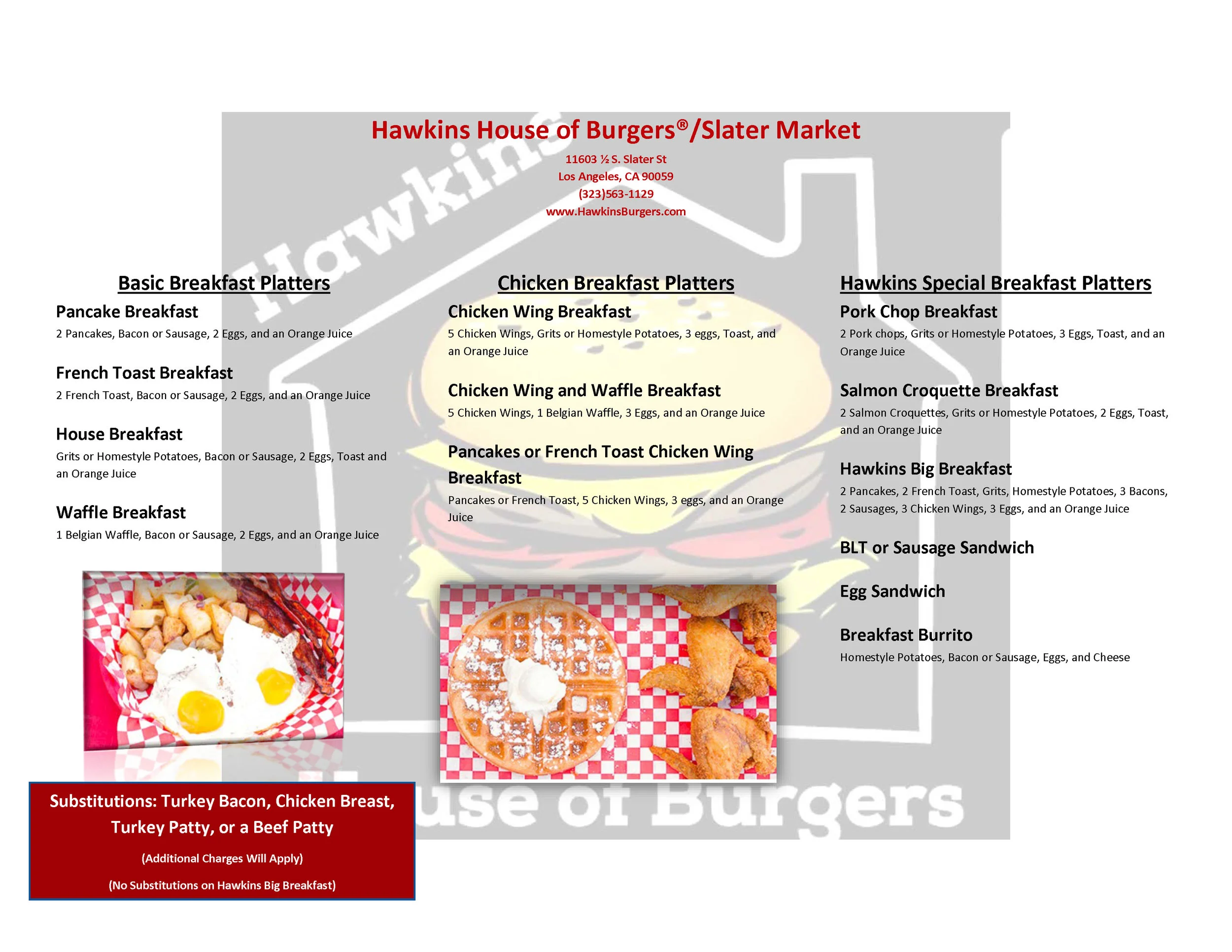Burgers Menu Options at Indiana Schneider blog