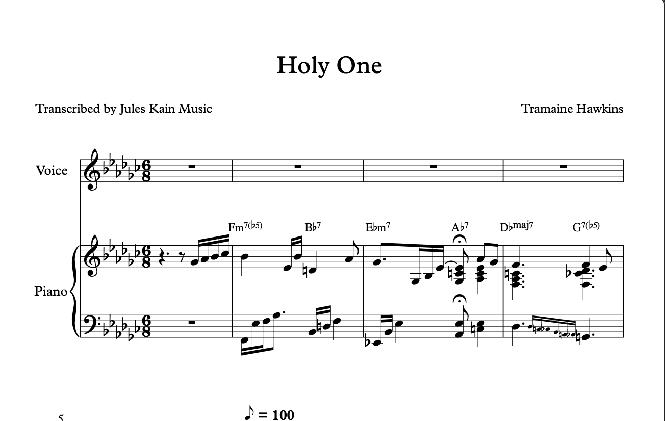 Oh Happy Day - Edwin Hawkins - Sheet Music — Jules Kain Music