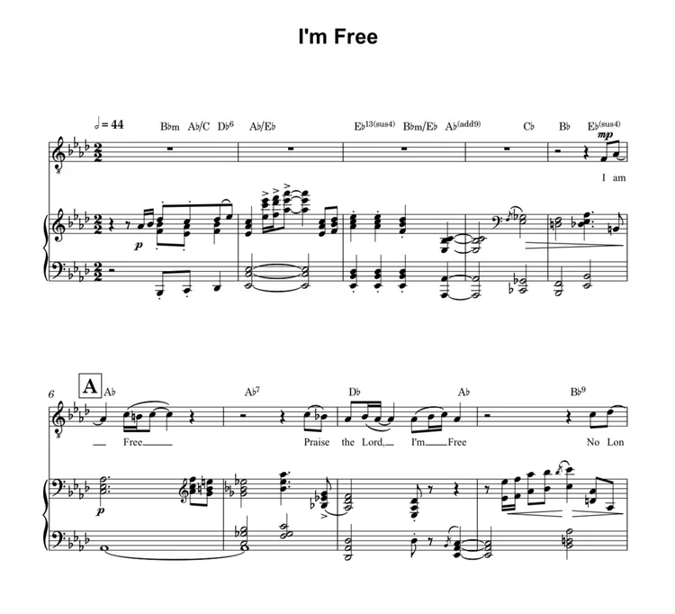 Custom Ordered Gospel Sheet Music — Jules Kain Music