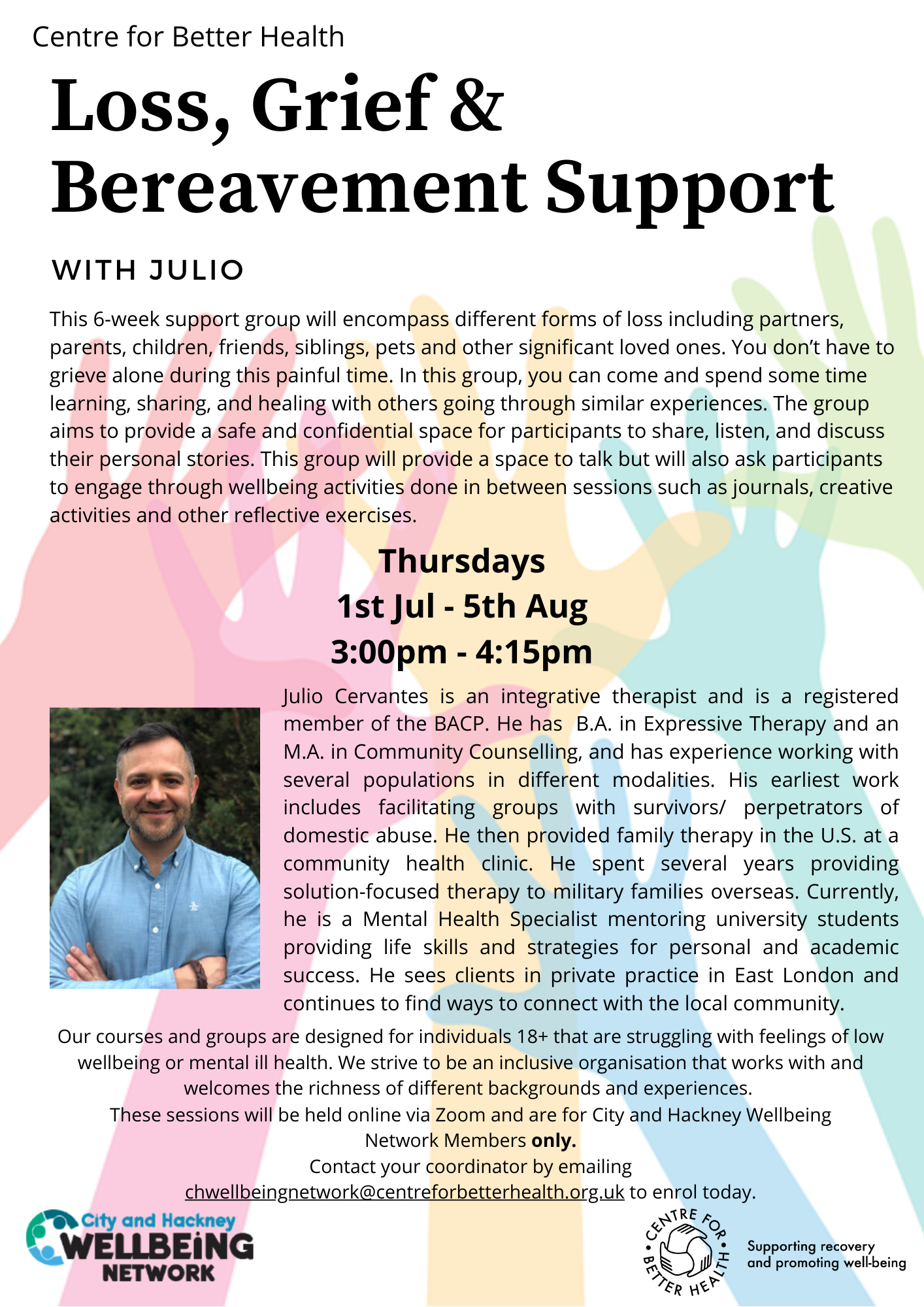 Therapeutic Support Groups — The Centre for Better Health | promoting ...
