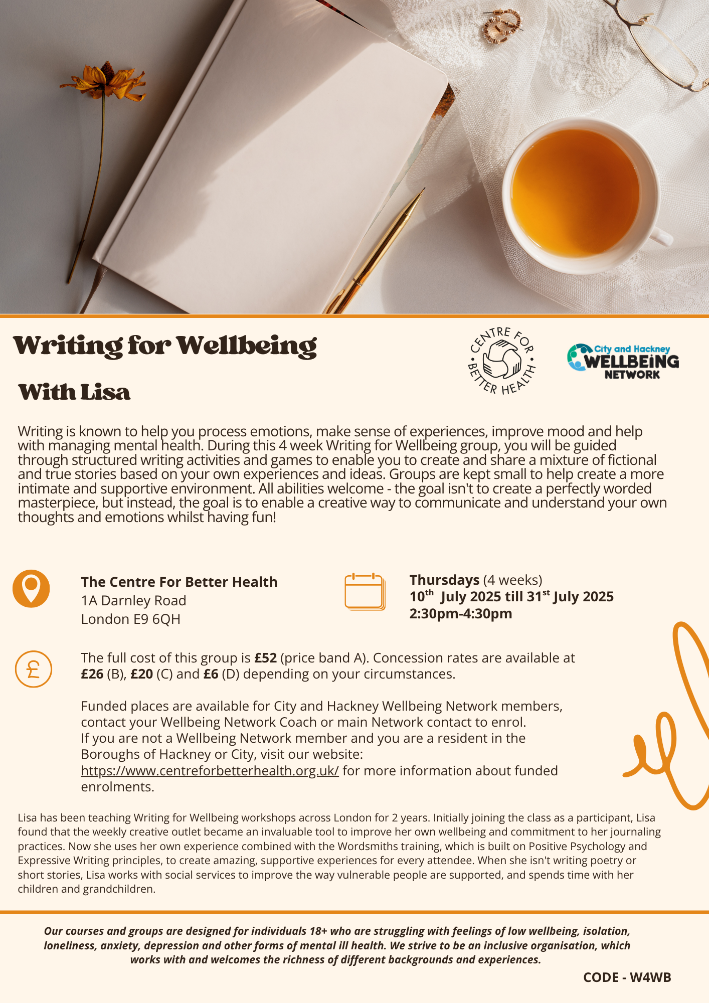 Creative, Mindfulness & Movement Courses — The Centre for Better Health ...