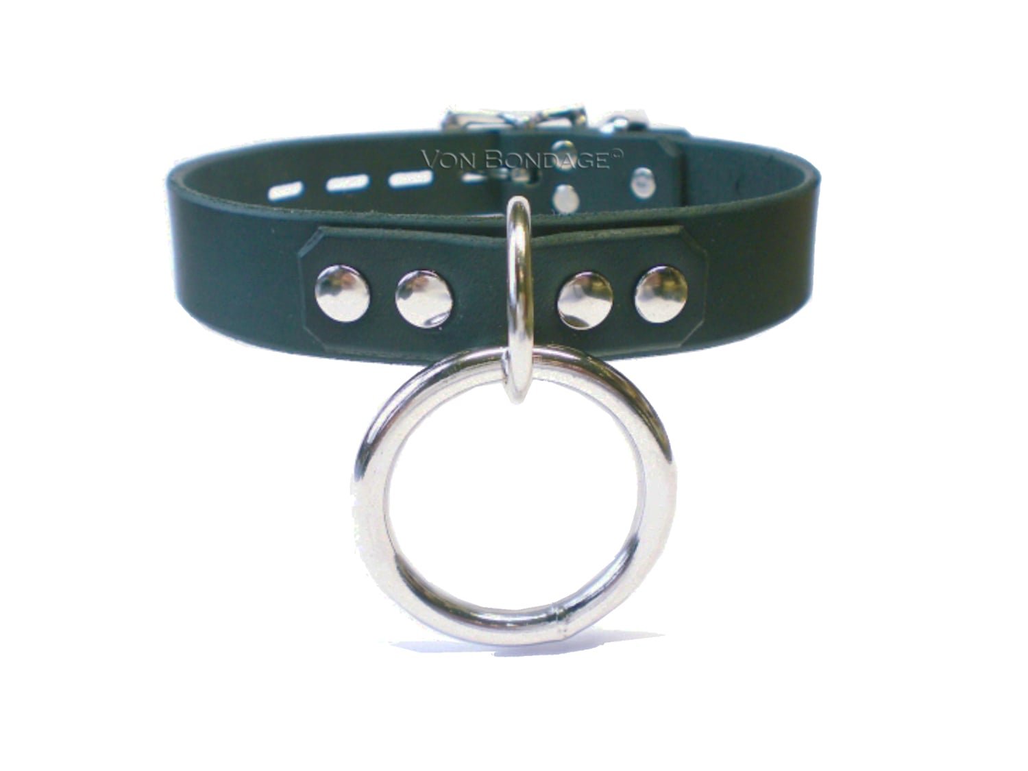 Bondage Collars in all 24 Leather Options-Von Bondage