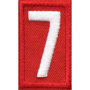 Boy Scout Uniform Numerals