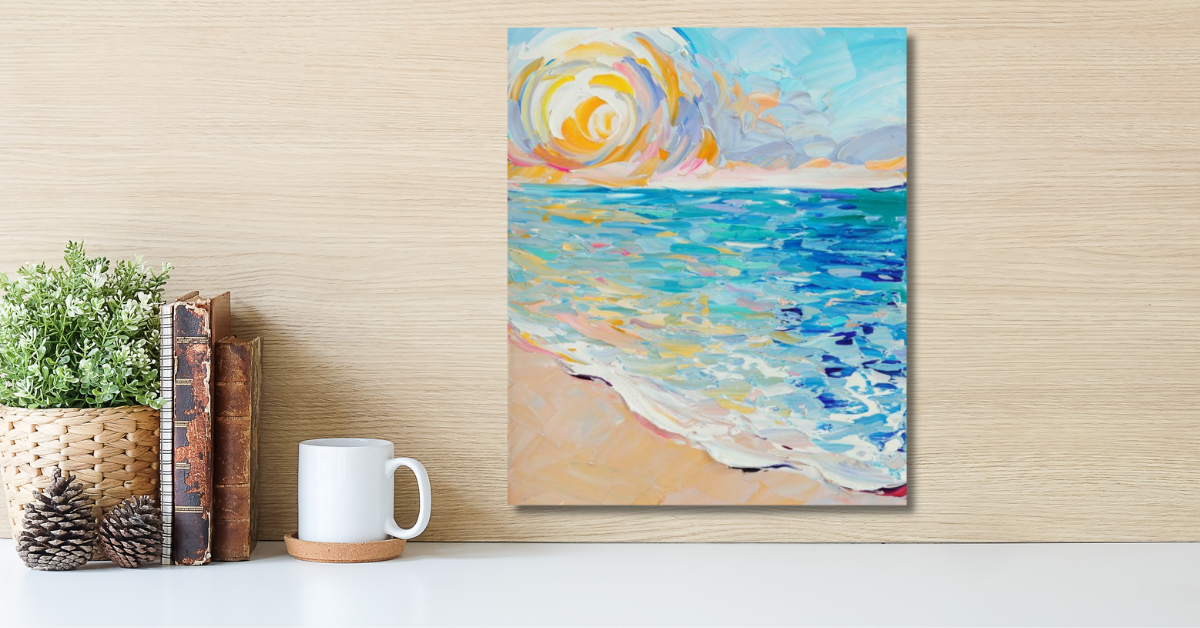 Beach Painting Acrylic