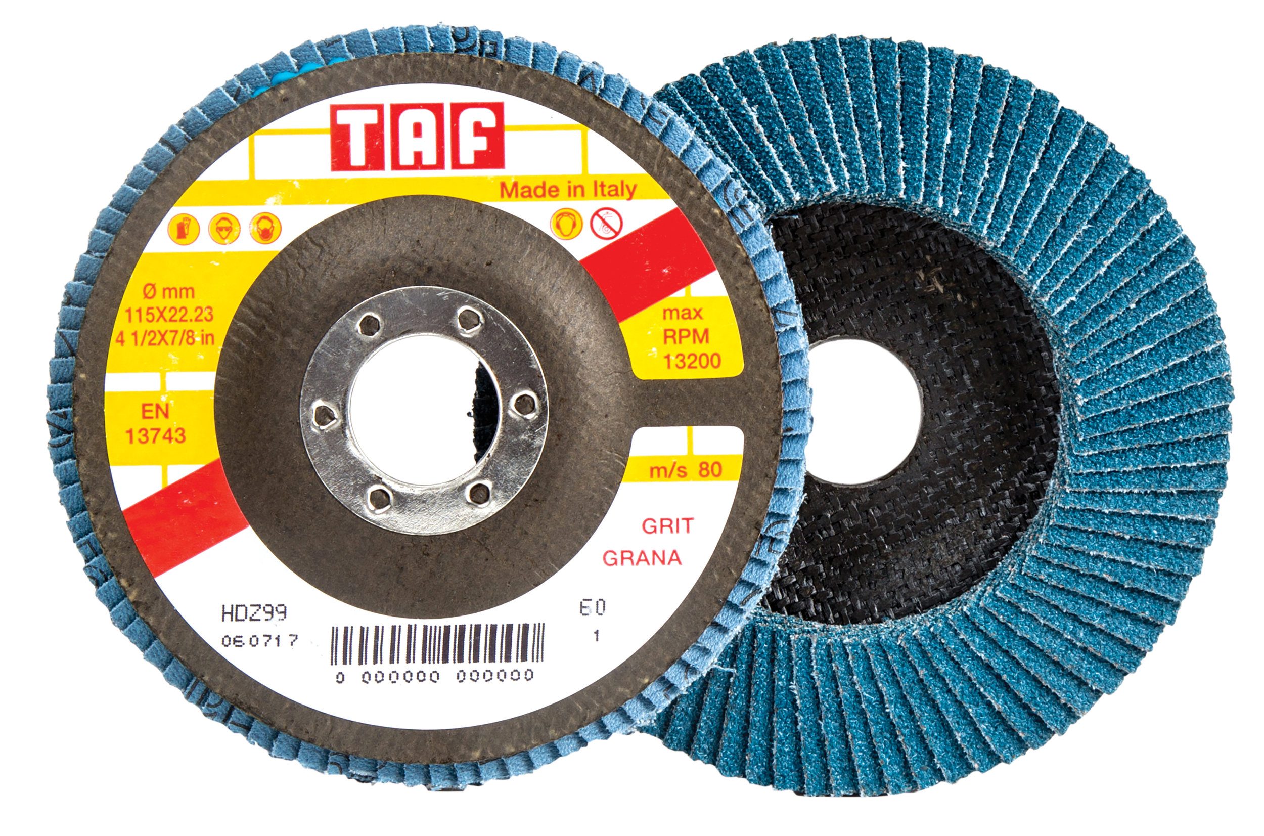 ZOOM HIGH DENSITY FLAP DISCS - Type 29 — Bullard Abrasives | Custom ...