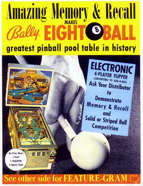 Eight Ball — Arcades At Home - Chicago Area Pinball Repair