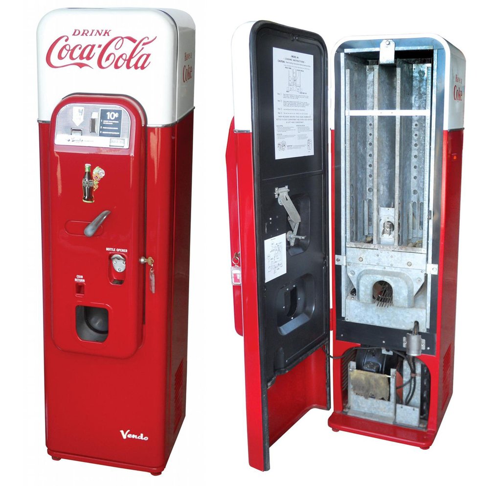 Restored Coca Cola Vendo V-44 — Arcades At Home - Chicago Area Pinball ...