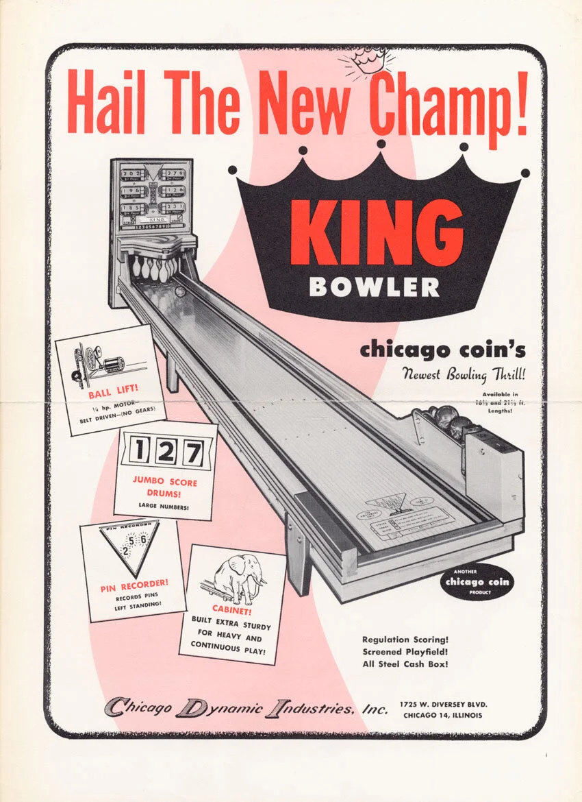 Shuffle Alleys & Ball Bowlers — Arcades At Home - Chicago Area Pinball ...