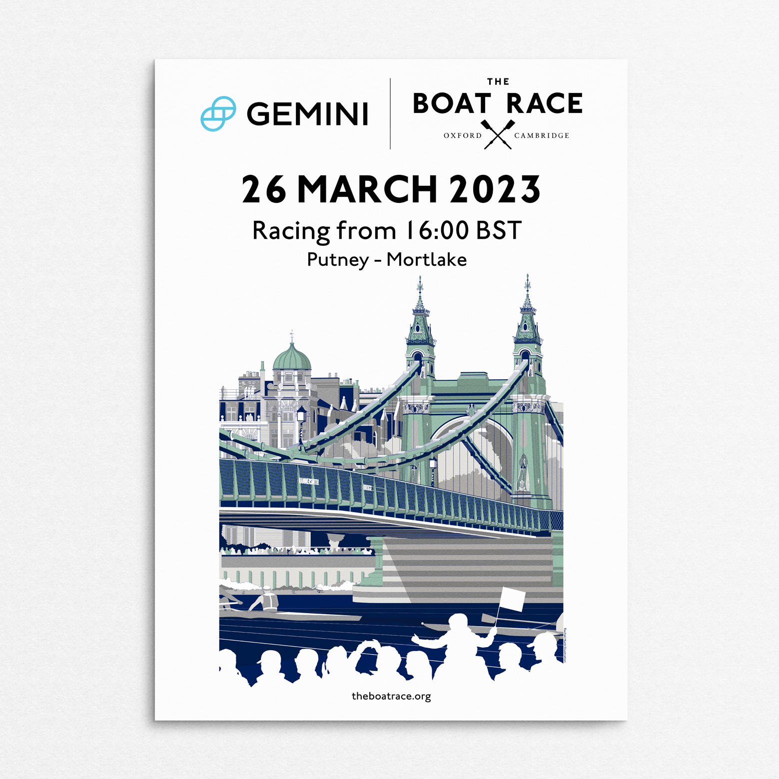 The Boat Race 2023 — Official Poster — Rachel Hunt Illustration ...