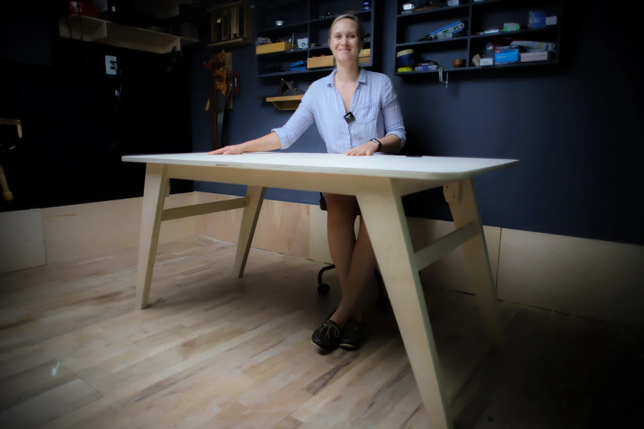Baltic Birch Plywood Table