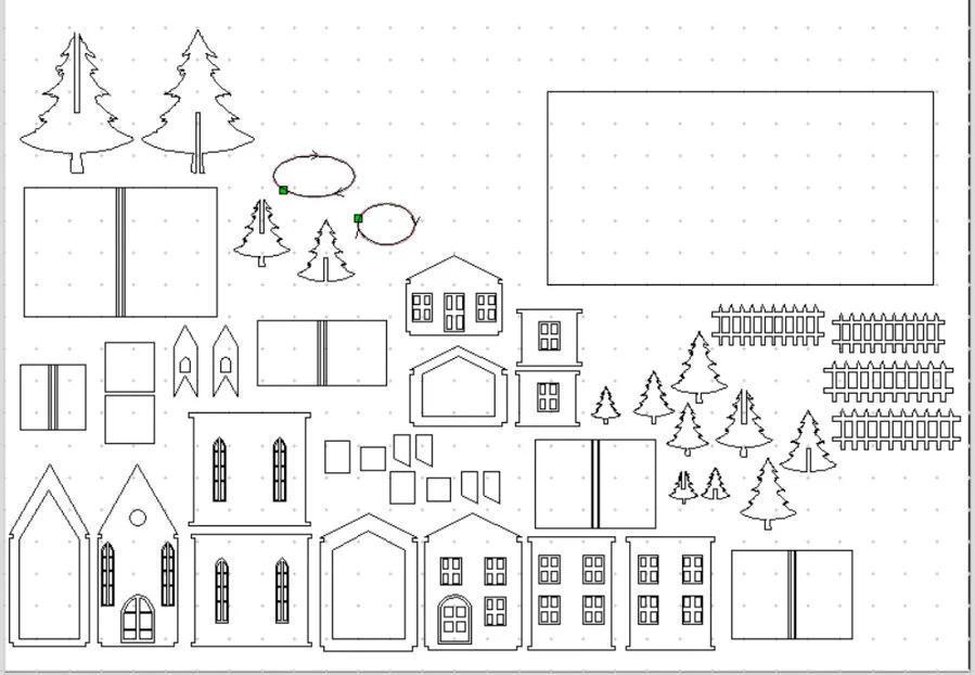 Christmas Village SVG & Vcarve Files — Darbin Orvar