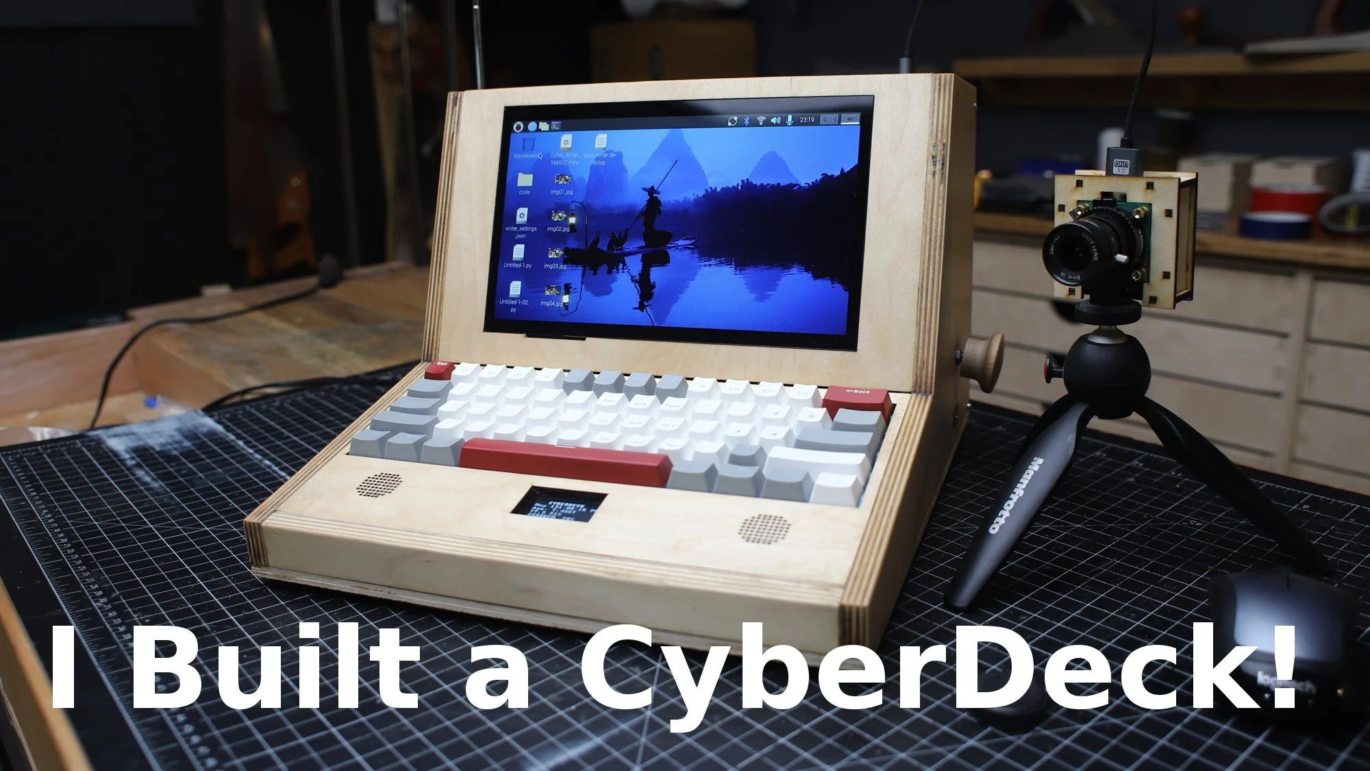 Building a Cyber Deck from Wood w/ a Raspberry Pi 5 — Darbin Orvar