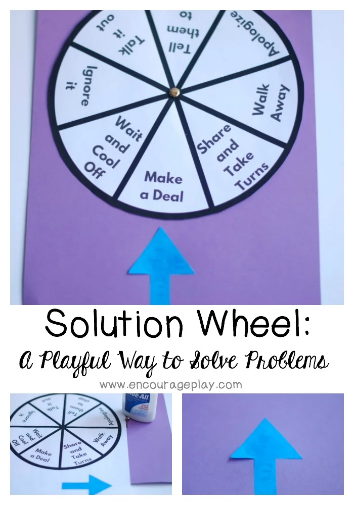 Solution Wheel: A Simple Way To Help Kids Solve Problems — Encourage Play