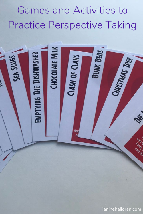 Part Two - Games & Activities to Work on Perspective Taking — Encourage ...