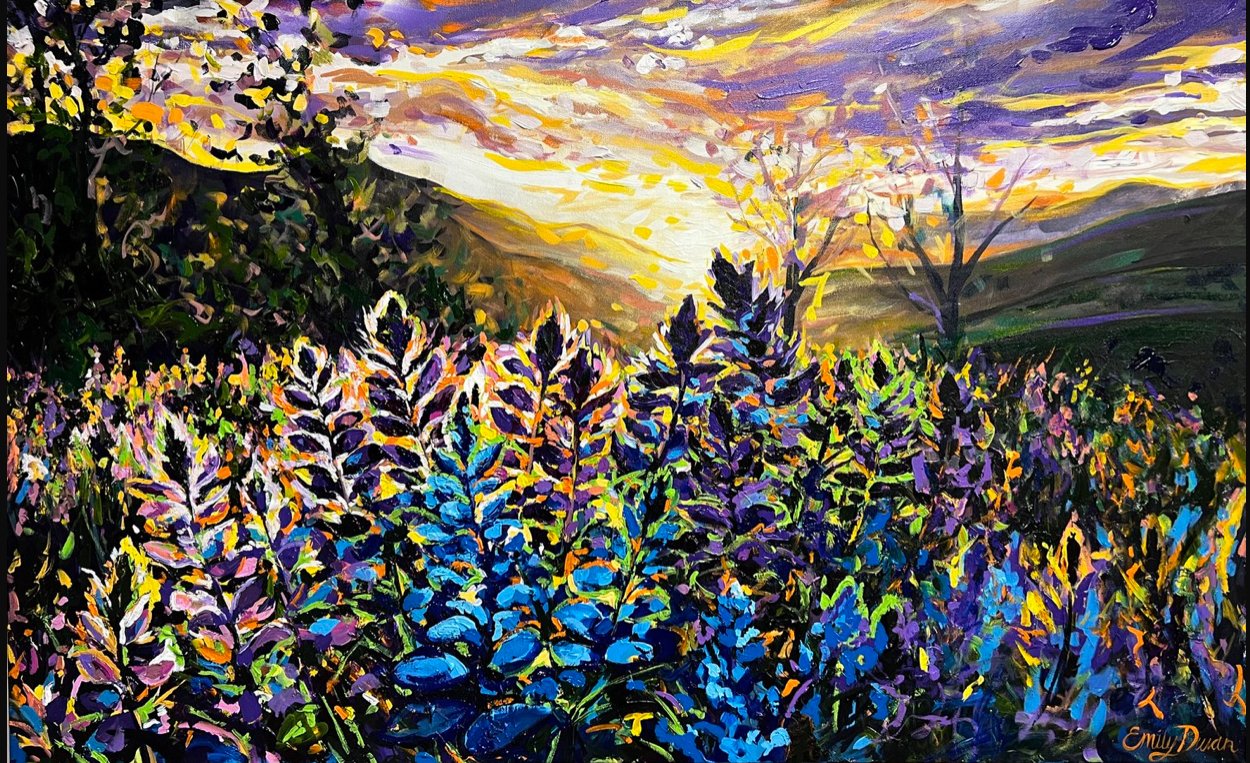 Vibrant Mountain-Inspired Fine Artwork — EMILY DWAN