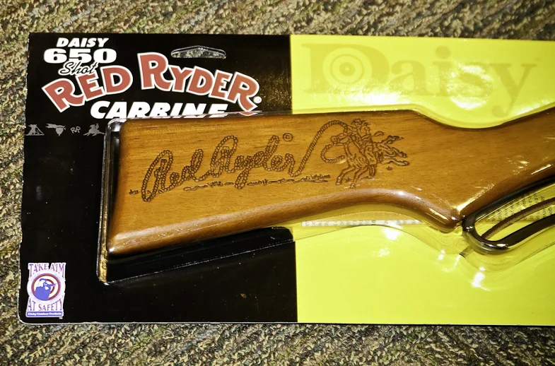 My Son's FIRST Daisy Red Ryder BB Gun Holiday Gift — Tiaras & Tantrums