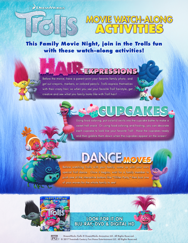 Bring Home Happy with DreamWorks Trolls | Family Movie Night Ideas ...