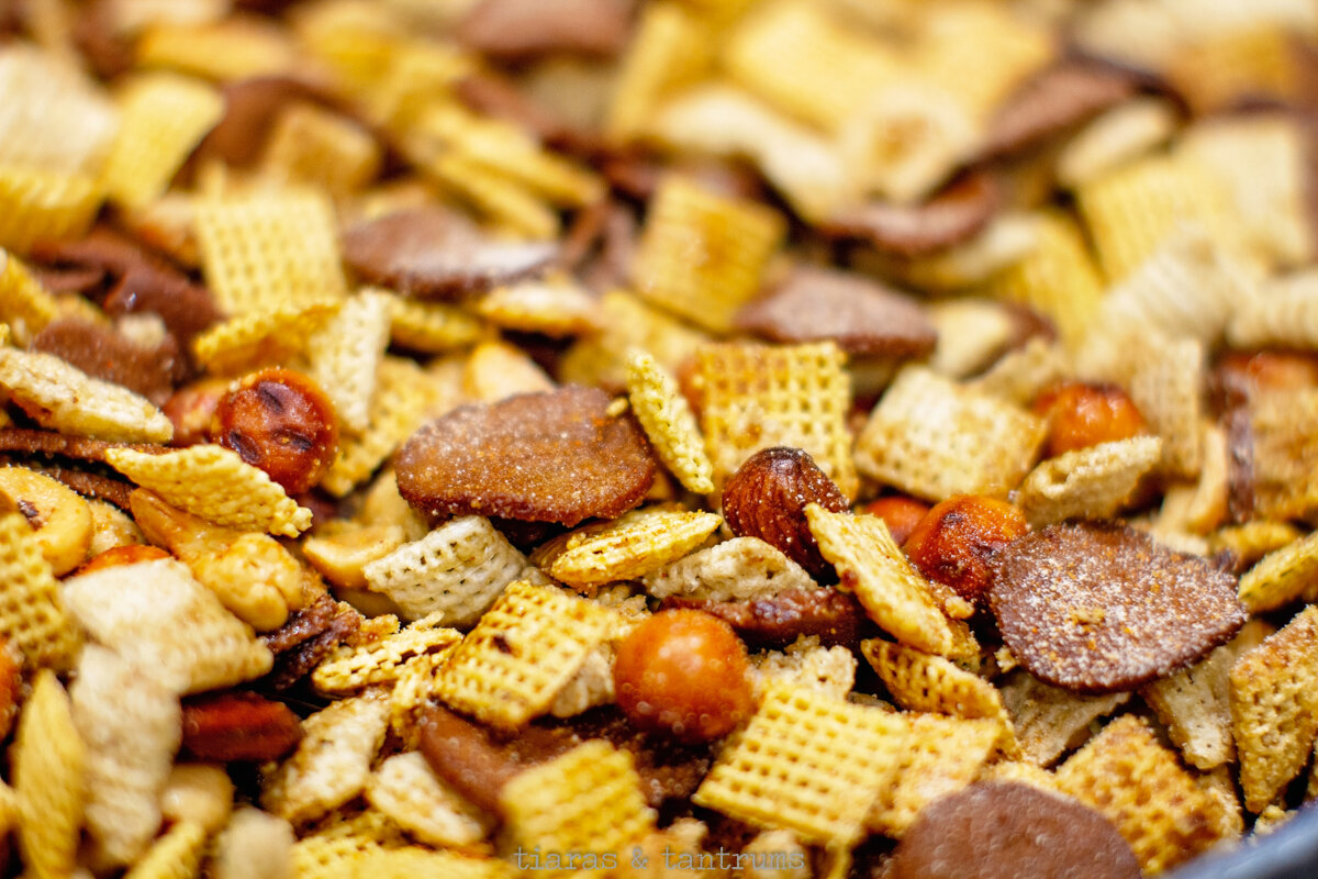 The Best Extra Bold Savory Chex Mix Recipe — Tiaras & Tantrums