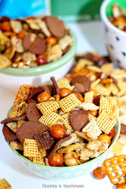 The Best Extra Bold Savory Chex Mix Recipe — Tiaras & Tantrums