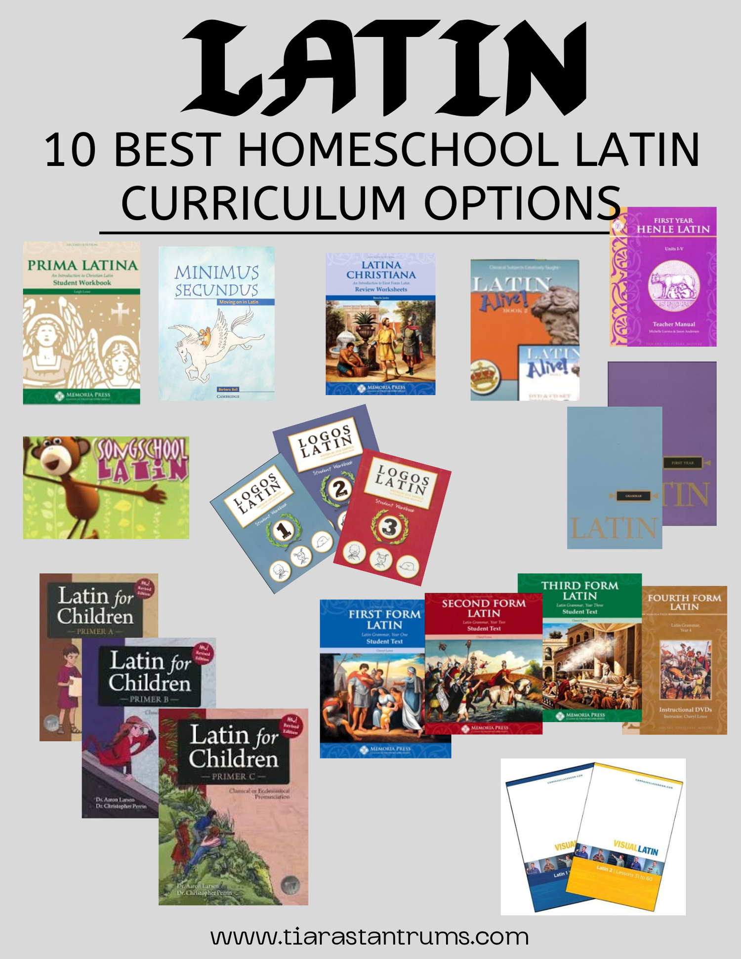 10 BEST LATIN HOMESCHOOL CURRICULUM OPTIONS — Tiaras & Tantrums