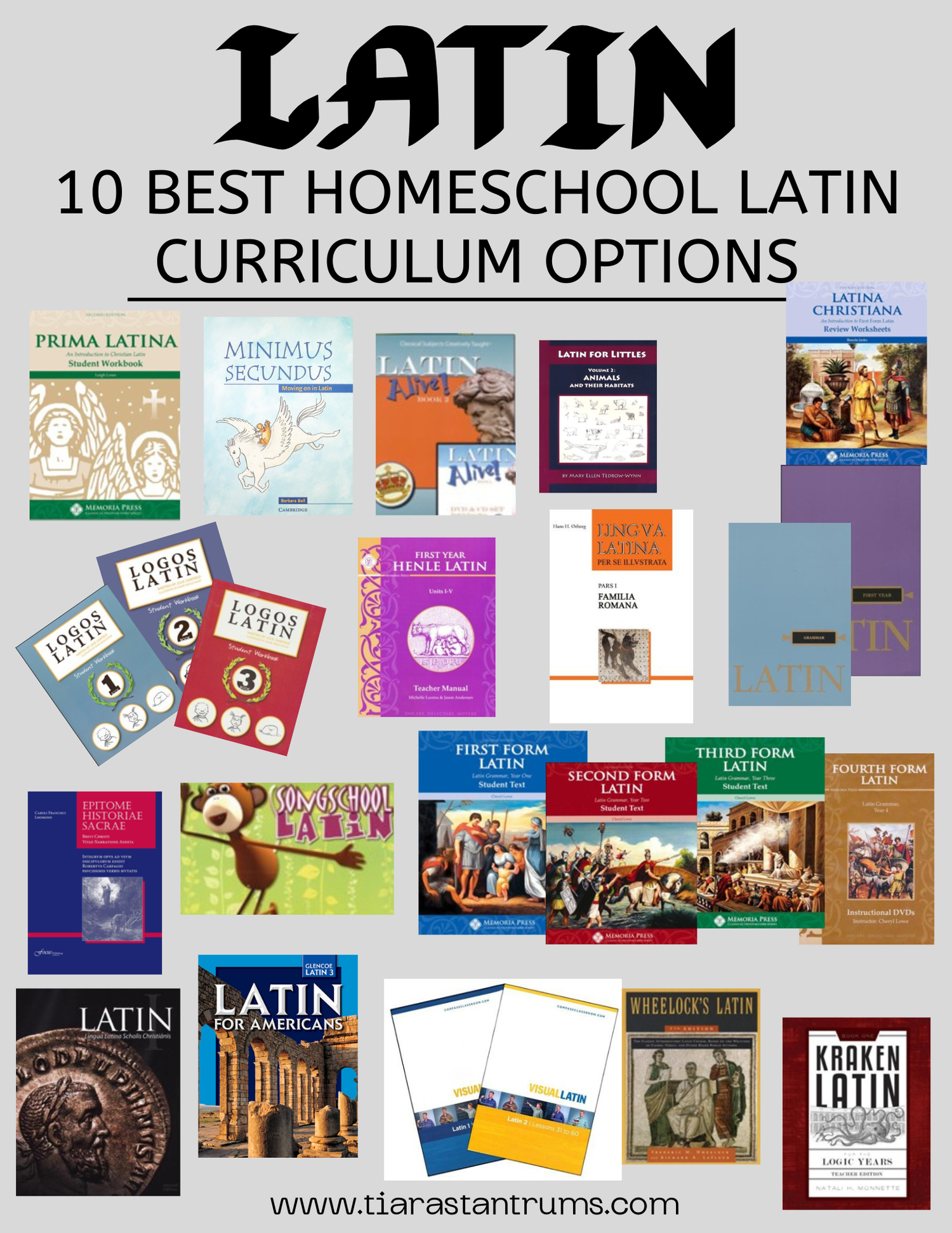 10 BEST LATIN HOMESCHOOL CURRICULUM OPTIONS — Tiaras & Tantrums
