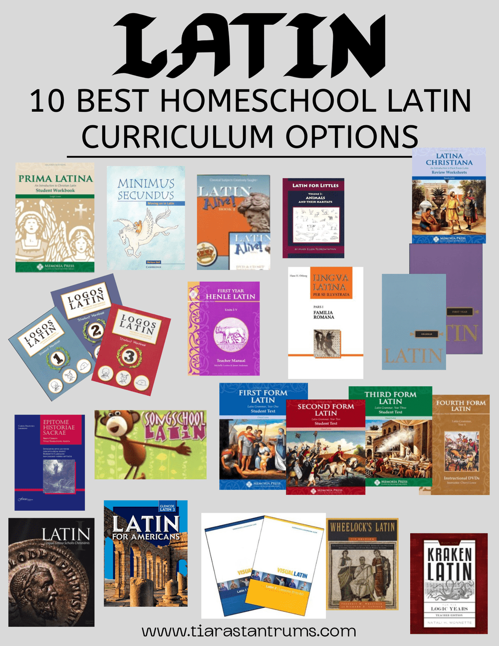 10 BEST LATIN HOMESCHOOL CURRICULUM OPTIONS — Tiaras & Tantrums
