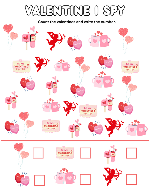 Valentine's Day Activity Pack Free Printable For Kids — Tiaras & Tantrums