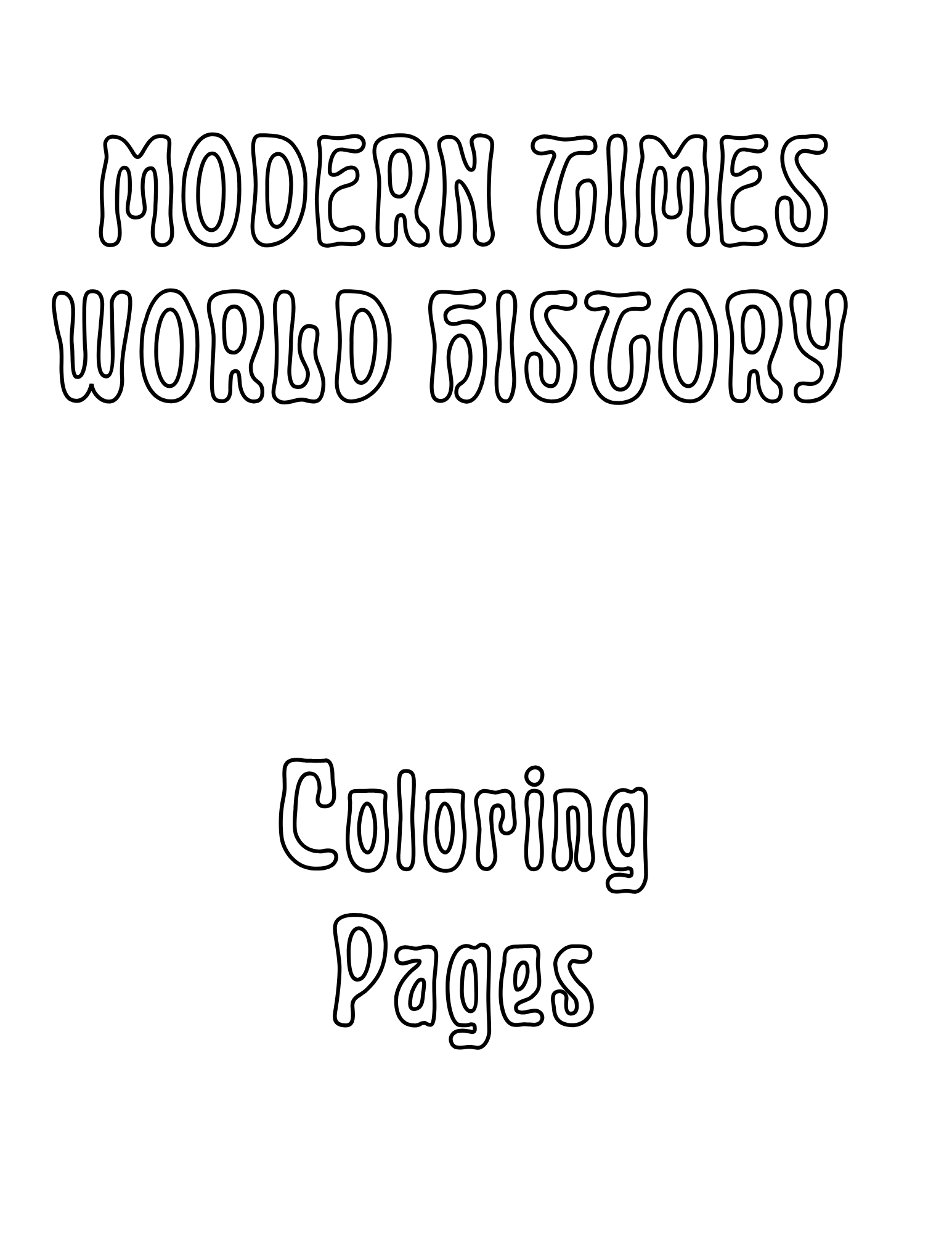 Modern Times World History Timeline Figures Homeschool Curriculum ...