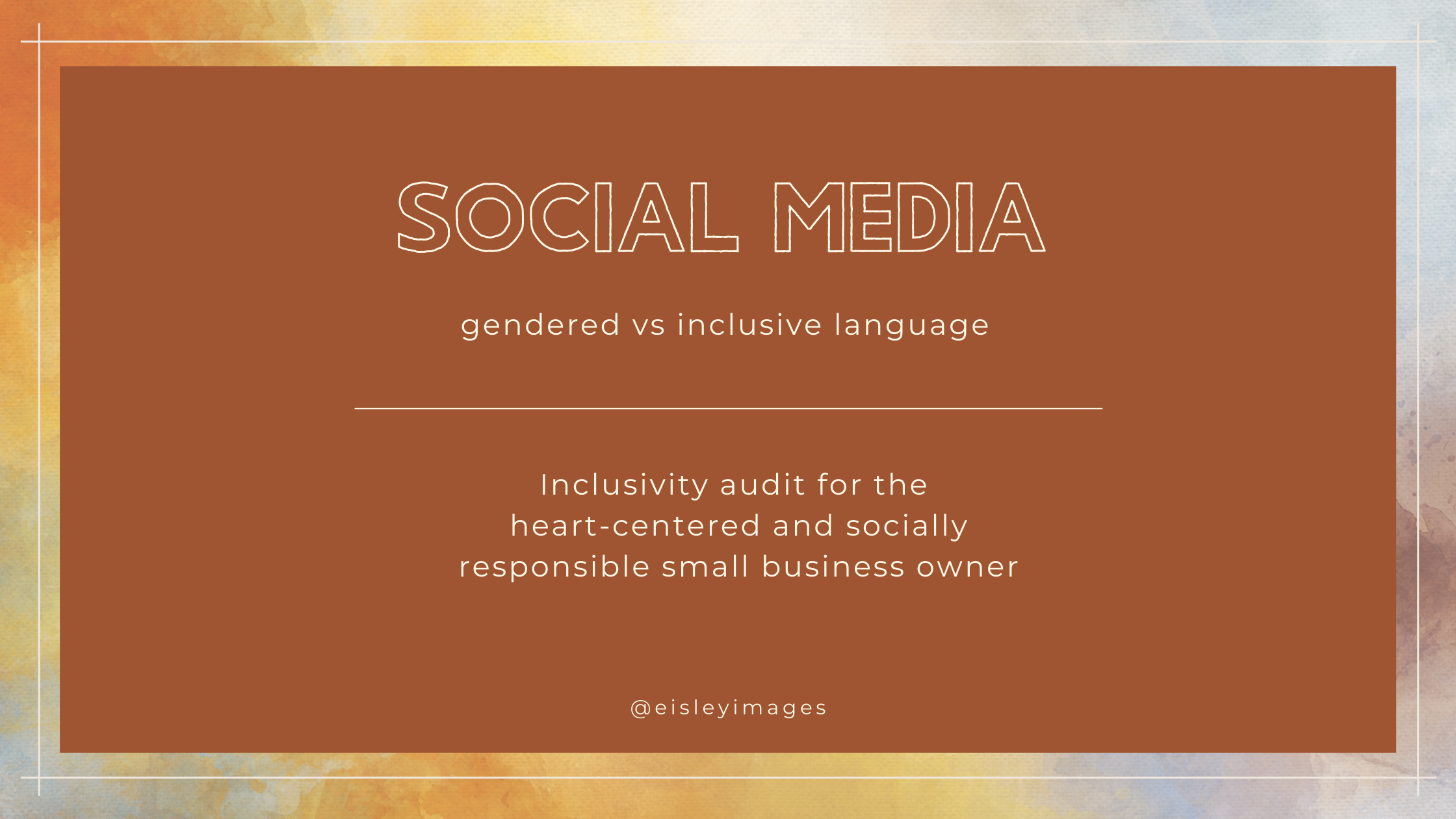 Using Gendered vs Inclusive Language in Social Media — eisley images ...