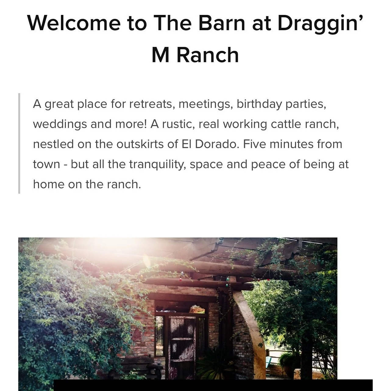 Draggin' M Ranch