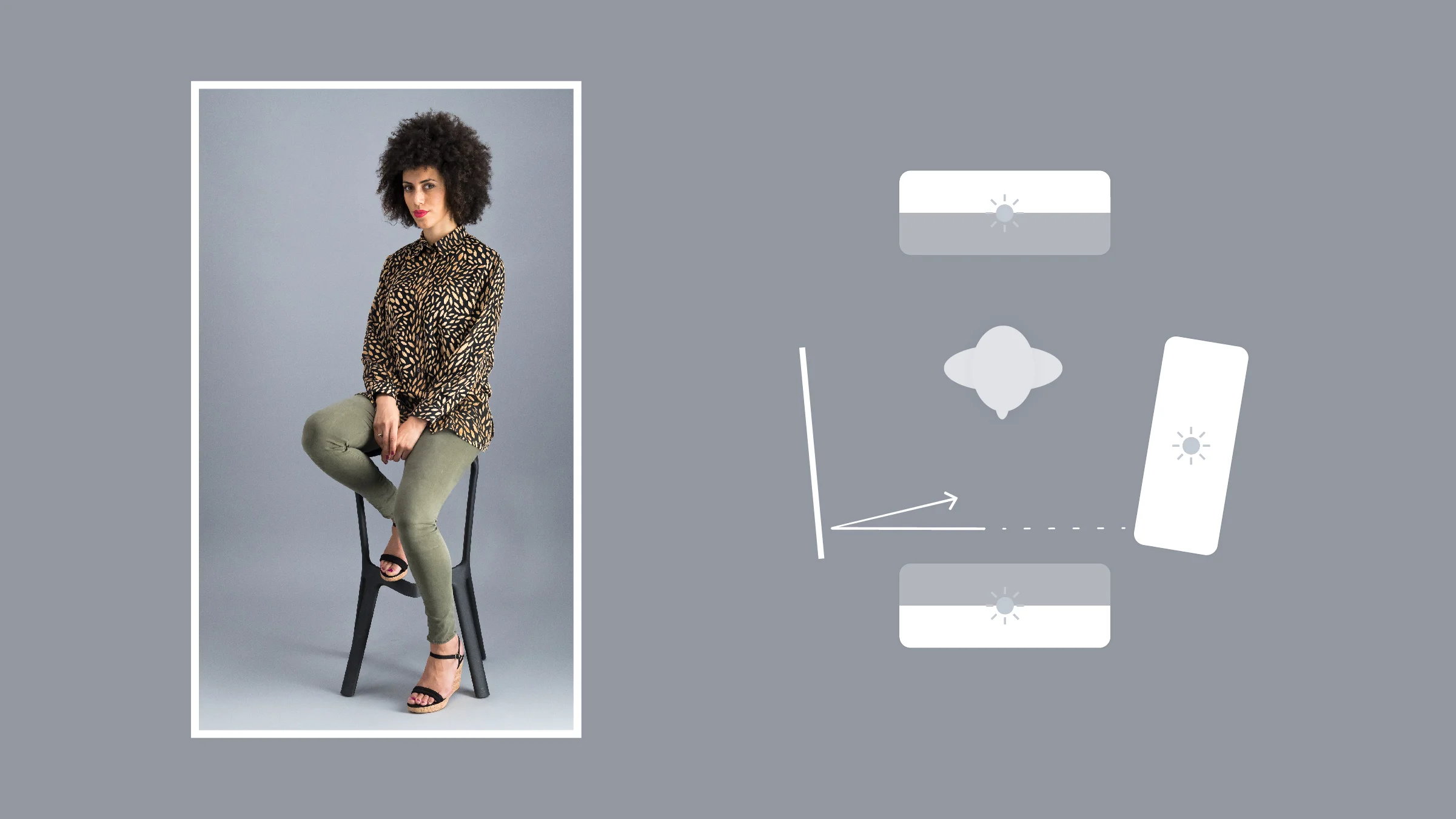 How to create different lighting effects in your model shoot