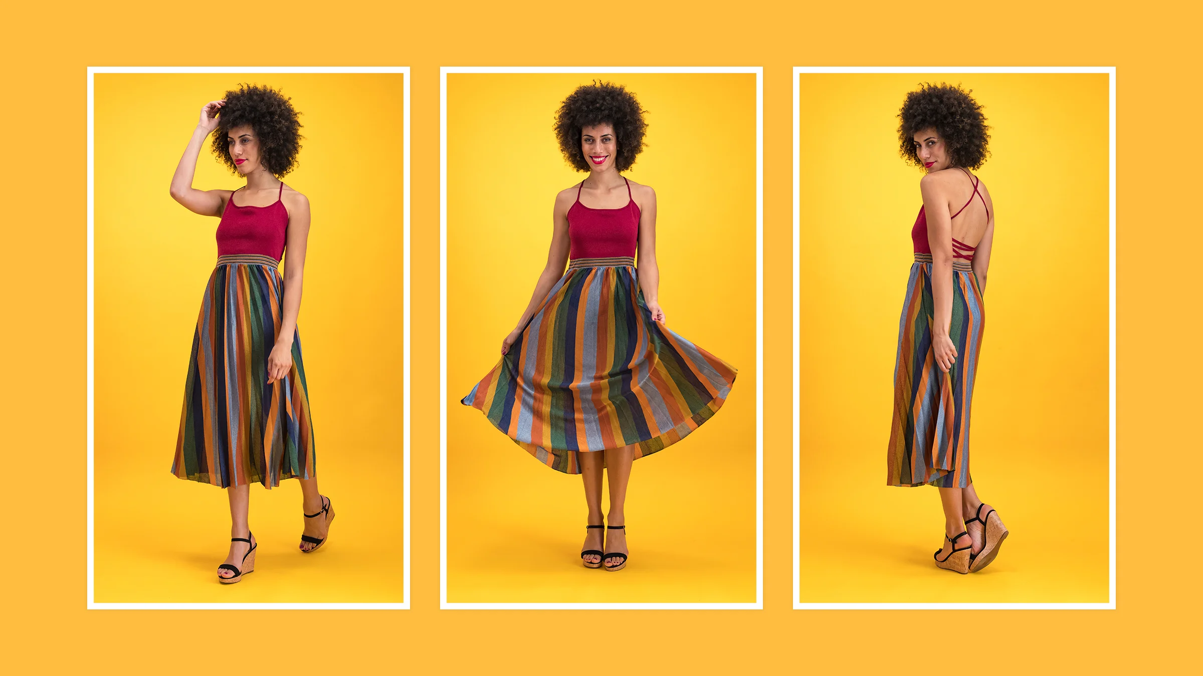How to style and photograph a dress on a model for your web store