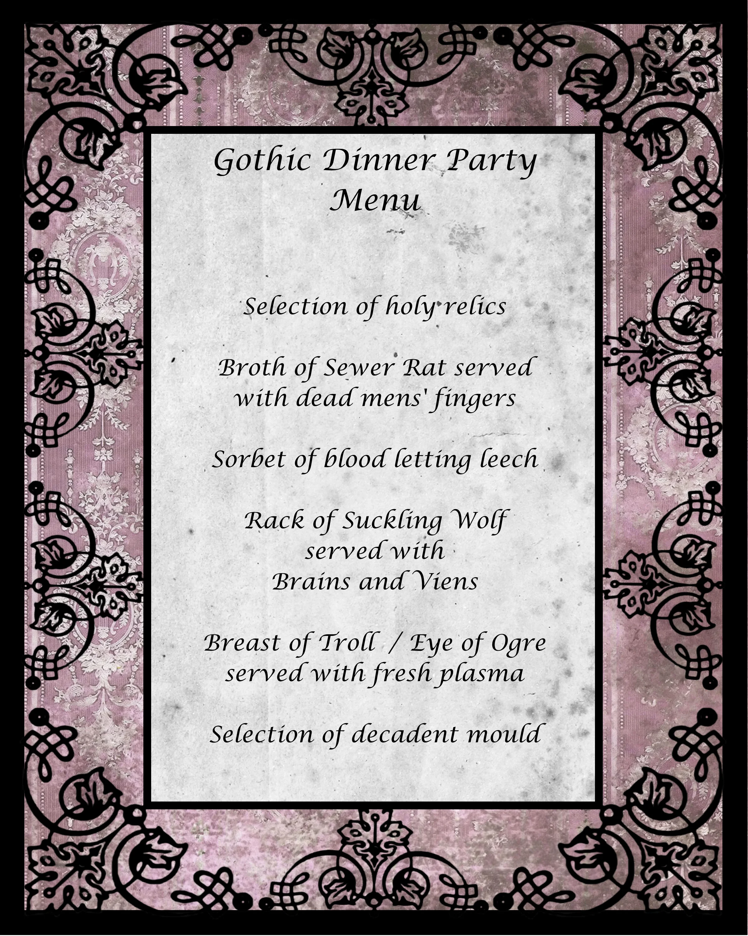 Gothic Dinner Party — Chic Party Ideas