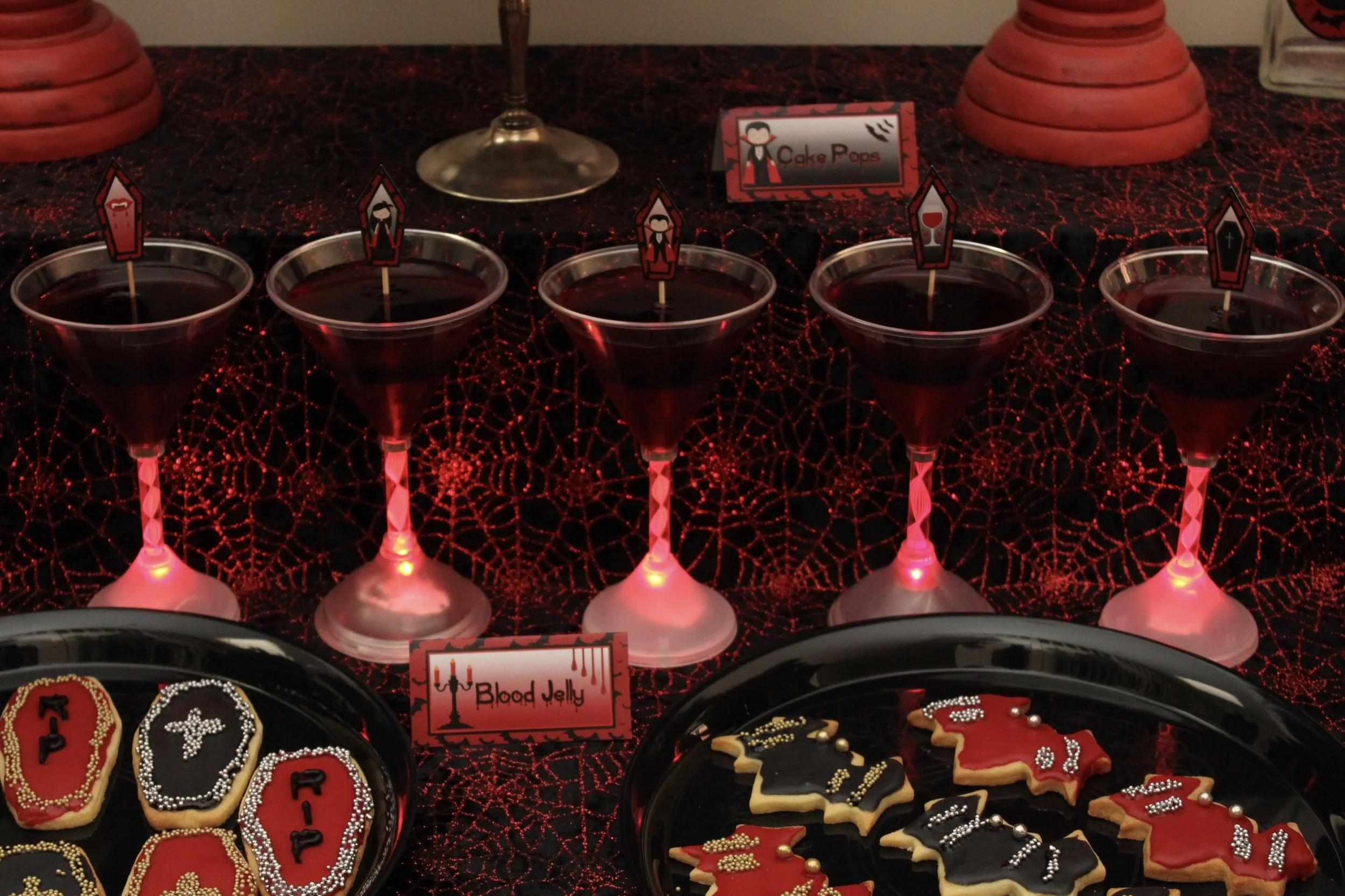 Halloween Dessert Table - Vampire Party — Chic Party Ideas