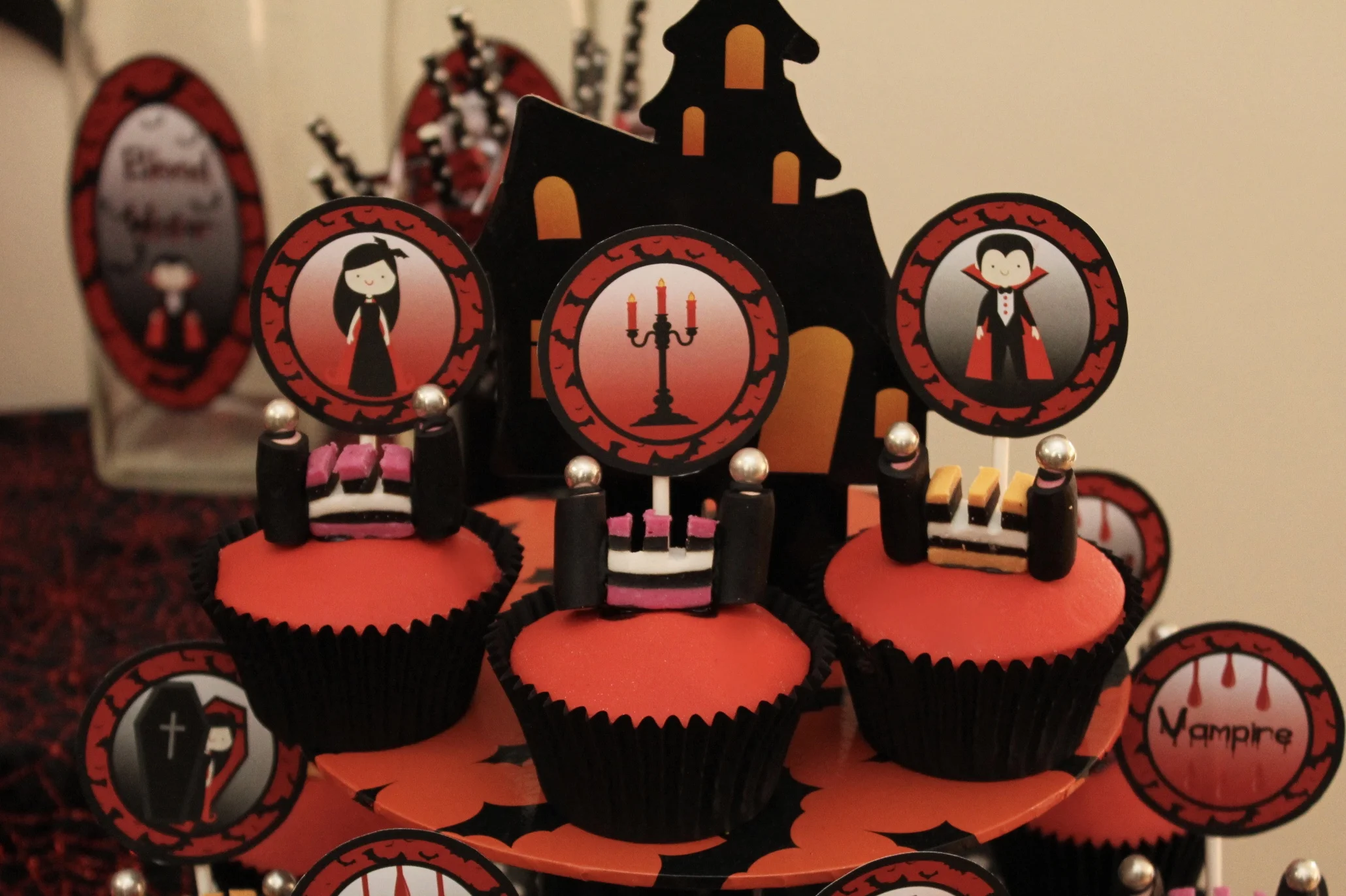 Halloween Dessert Table - Vampire Party — Chic Party Ideas