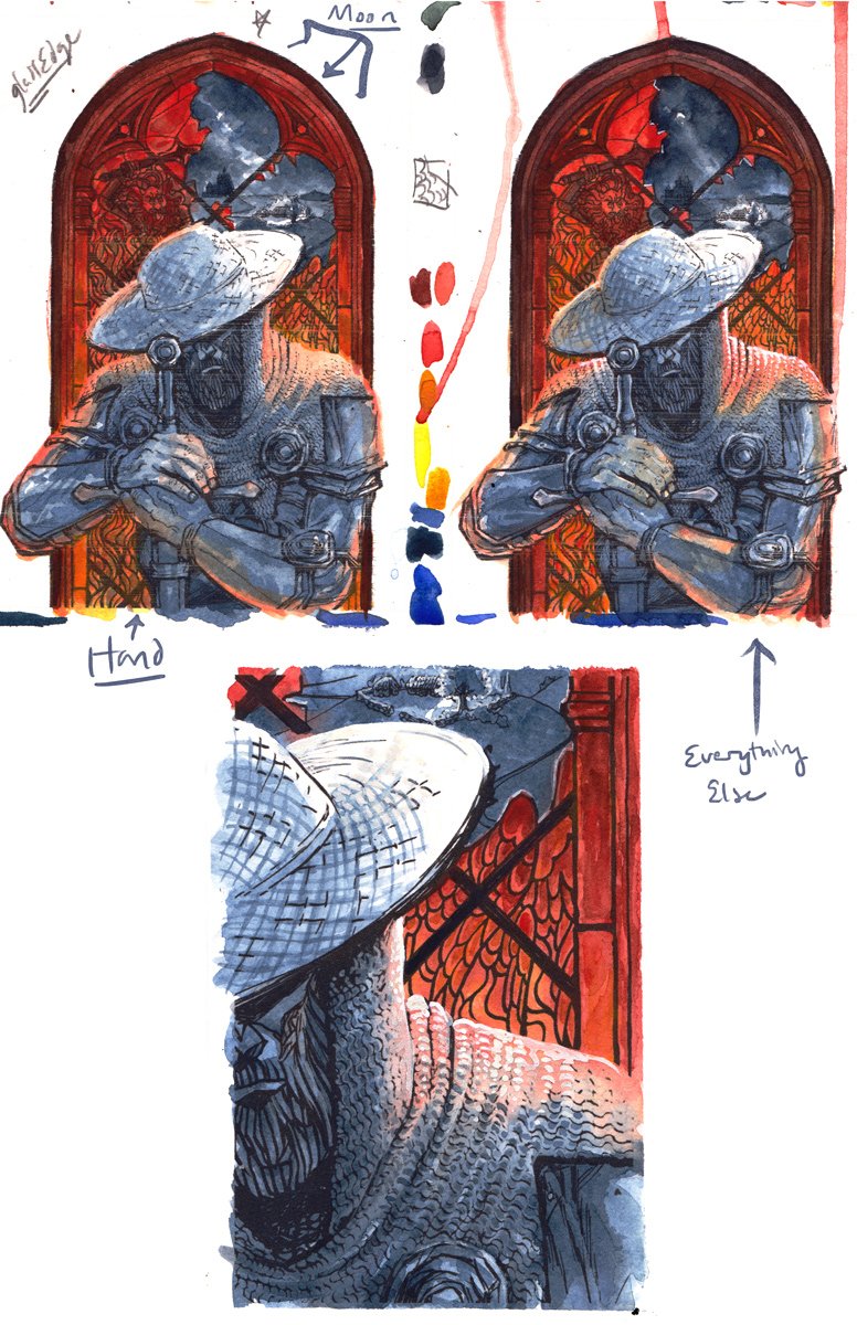 Between Two Fires (Mock Cover) — Matthew Spencer Illustration