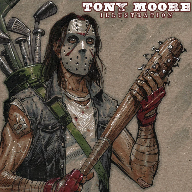 Sketch of the Day! CASEY JONES — COLONEL TONY MOORE