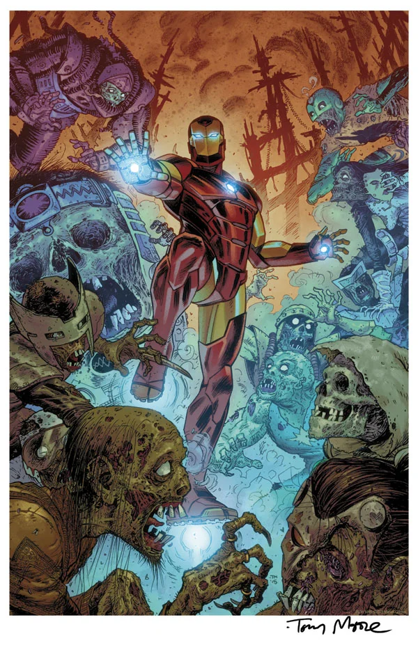 Iron Man Comic Cover Design
