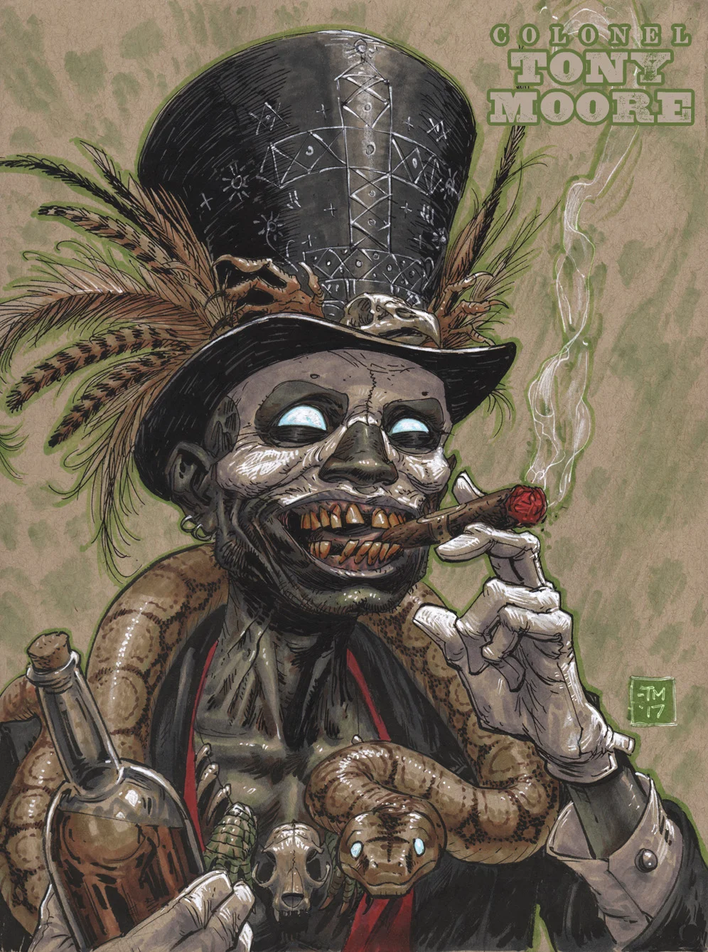 Sketch of the Day! BARON SAMEDI — COLONEL TONY MOORE