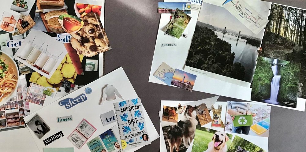 New Year, New You Vision Board by Gabrielle McLean — VOL•UP•2