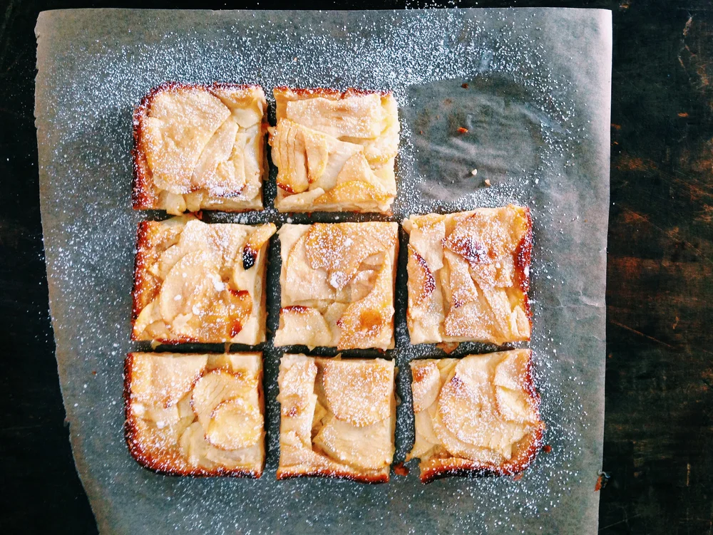 APPLE CUSTARD SQUARES — 600 ACRES